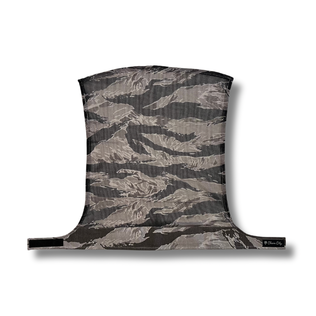 Classic Faded grey tiger stripe mesh – Charm City